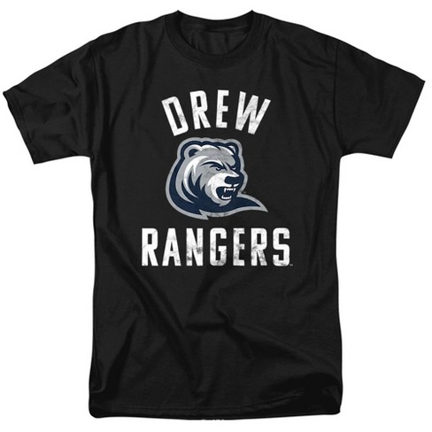 Drew University Official Rangers Logo Adult T Shirt, Black : Target