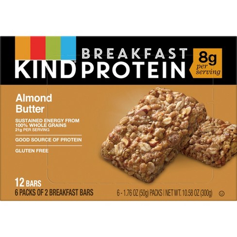 Kind Breakfast Almond Butter Bars - 6ct : Target