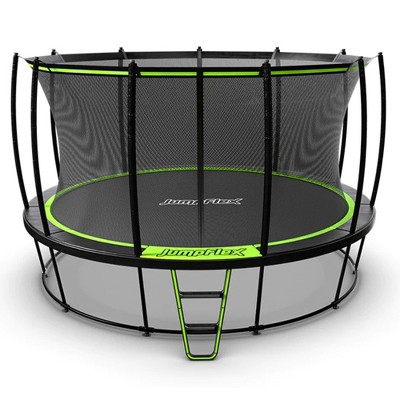 Jumpflex Hero 14 Foot Round Outdoor Backyard Trampoline Playset For ...
