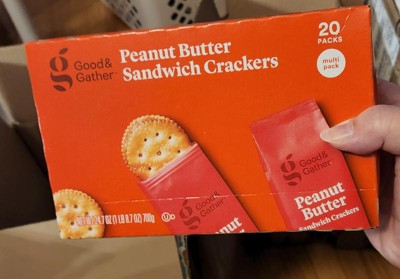 Peanut Butter Sandwich Crackers - 20ct/24.7oz - Good & Gather™ : Target