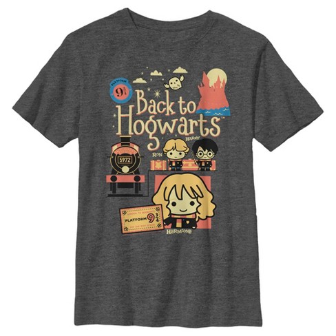 Boy's Husky Harry Potter Back To Hogwarts Cartoon : Target