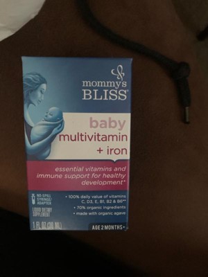 Mommy's Bliss Baby Multivitamin + Iron - 1 Fl Oz : Target