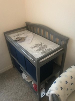 Child Craft Arch Top Changing Table - Cool Gray : Target