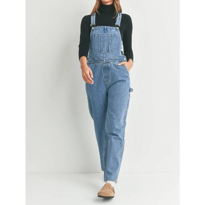 Women's Vintage Long Overall - Just Black Denim : Target