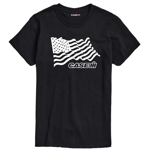 Case Ih American Flag Short Sleeve Graphic T-shirt - Black - 2x Big And ...