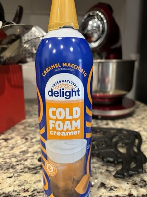 International Delight Cold Foam Caramel Macchiato Coffee Creamer - 14oz ...