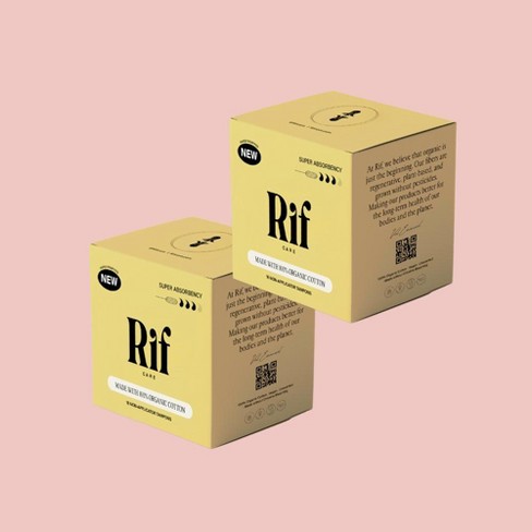 Rif Care 100% Organic Cotton Super Absorbency Tampons With No ...