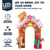Joiedomi 10 Ft Inflatable Gingerbread House Archway Decoration With ...