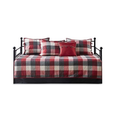 Gracie Mills Donner 6 Piece Reversible Plaid Daybed Cover Set - Daybed ...