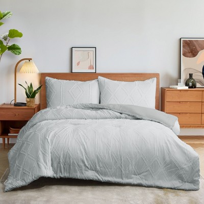 Peace Nest Printed Stripe Microfiber Comforter Set - All-season Warmth ...