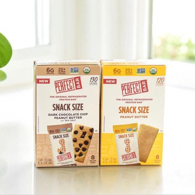 Perfect Bar Peanut Butter Snack Size Protein Bars - 7oz/8ct : Target