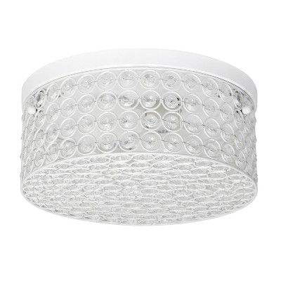 23" 2-light Zephyr Modern Contemporary Silk Led Cloud Pendant White ...
