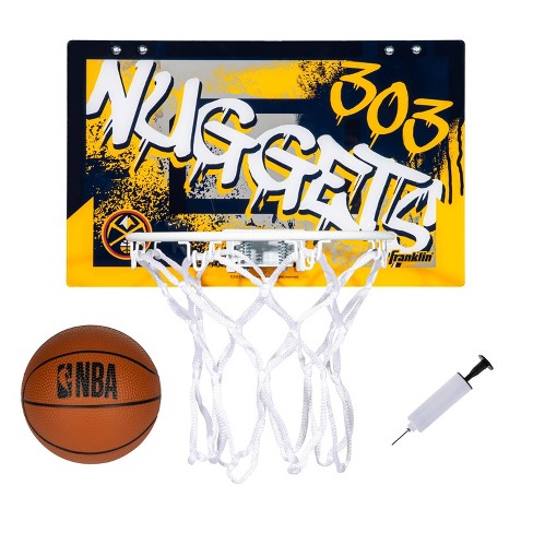 Nba Denver Nuggets Over The Door Mini Basketball Hoop : Target