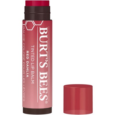 Burt s Bees Tinted Lip Balm Red Dahlia Blister 0.15oz Target