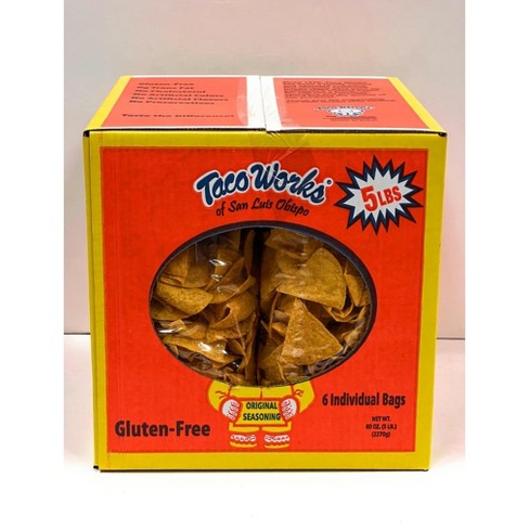 Taco Works Tortilla Chips Original Box - 80 Oz : Target