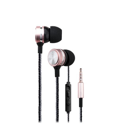 3.5mm Circular Earbuds With Mic And Volume Control In Gold (12pcs) : Target