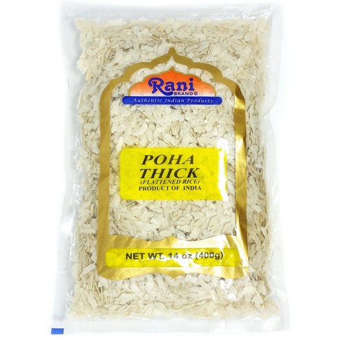 Poha Thick (flattened Rice) - 14oz (400g) - Rani Brand Authentic Indian ...