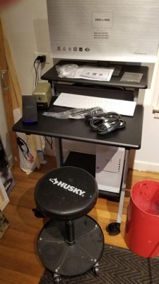 Stand Up Desk Store Rolling Adjustable Height Two Tier Standing Desk ...