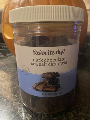 Dark Chocolate Sea Salt Caramels Candy - 25oz - Favorite Day™ : Target