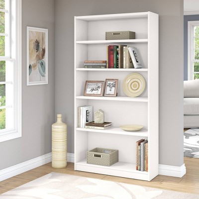 White 5 Shelf Bookcase : Target