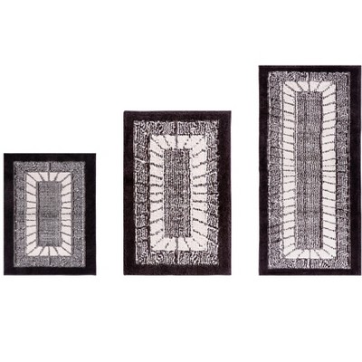 Better Trends Radiance Collection 3 Piece Rectangle Kitchen Rug Set In ...