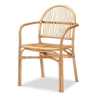 Kaka Rattan Dining Chair Natural/brown - Bali & Pari : Target