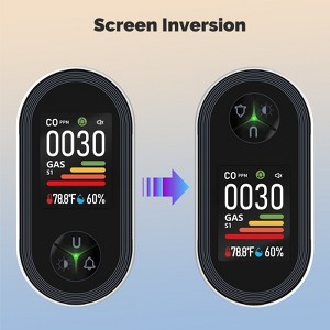 Skyzone 4-in-1 Plug-in Alarm: Monitors CO, Combustible Gas, Temperature ...