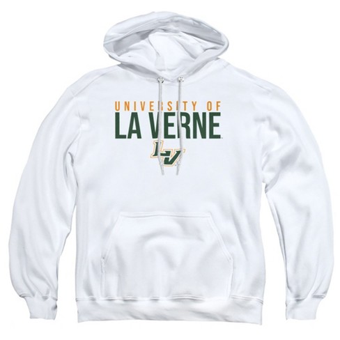 University Of La Verne Official Stacked Adult Pull-over Hoodie, White ...