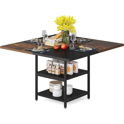 Tribesigns 47 Inches Round Dining Table For 4 People, Brown : Target