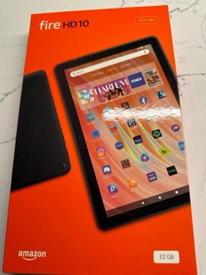 Amazon Fire Hd 10" 32gb Tablet (2023 Release) - Black : Target