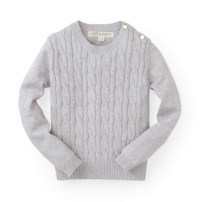 Hope & Henry Girls' Cable Front Sweater, Kids : Target