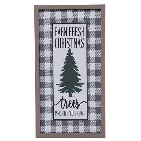 Transpac Wood 14.96 In. Multicolored Christmas Tree Decor : Target