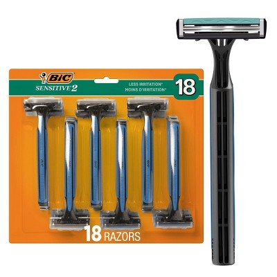 Bic Men's Sensitive 2 - Two Blade Disposable Razors -18ct : Target