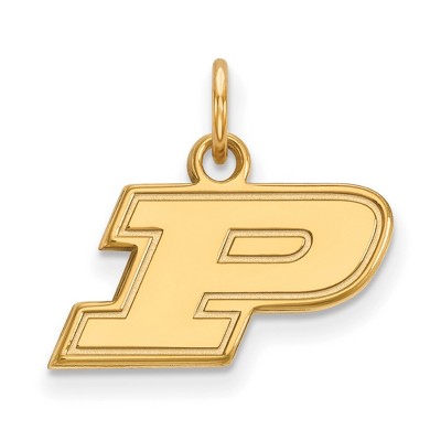 Black Bow Jewelry 14k Yellow Gold Purdue Boilermakers Ncaa Extra Small ...