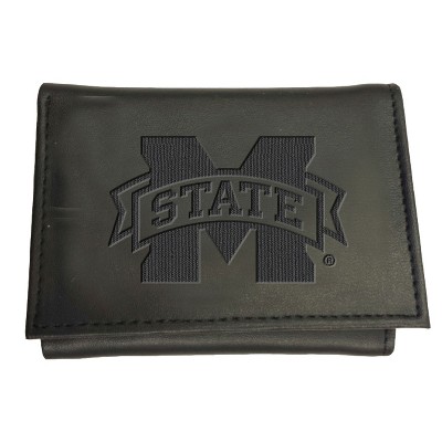 Evergreen Ncaa Michigan State Spartans Black Leather Trifold Wallet ...