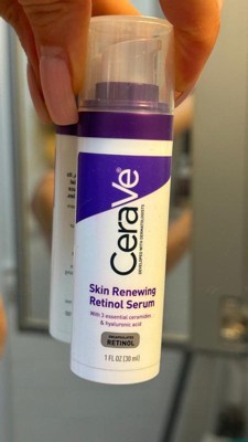 Cerave Skin Renewing Retinol Face Serum For Fine Lines And Wrinkles ...