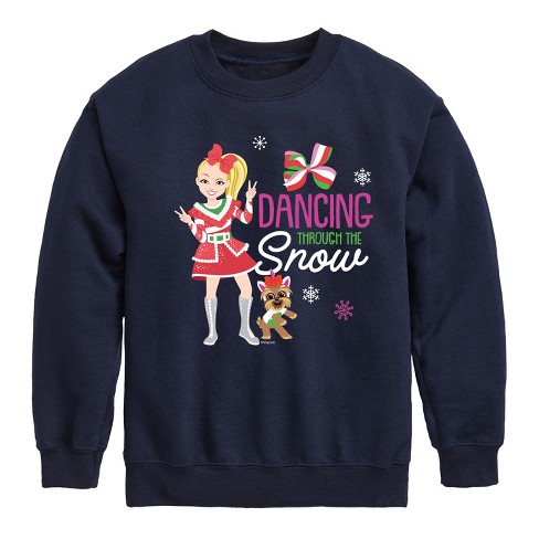 Jojo Siwa Dancing Through The Snow Graphic Long Sleeve Fleece ...