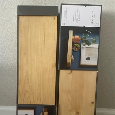 24" Floating Wood Shelf - Threshold™ : Target