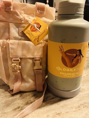 Blogilates 62oz Stainless Steel Water Bottle - Light Mint Green : Target