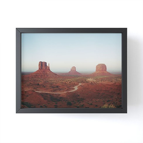 Kevin Russ Monument Valley Black Framed Mini Art Print - Society6 : Target