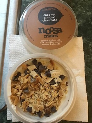 Noosa Mates Coconut Almond Chocolate Yogurt - 5.8oz : Target