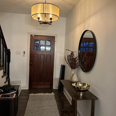 34" Round Decorative Wall Mirror - Threshold™ Designed With Studio ...