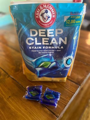 Arm & Hammer Deep Clean Stain Unit Dose Detergent - 44ct : Target