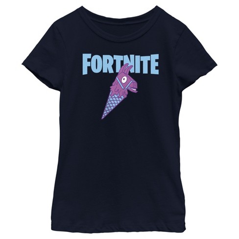 Girl's Fortnite Rainbow Smash Cone Logo T-shirt : Target
