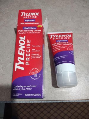 Tylenol Topical Analgesic Night-Time Pain Relieving Cream - 4 fl oz ...