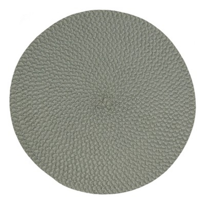 Saro Lifestyle Scroll Table Mats With Floral Embroidery(set Of 4 ...