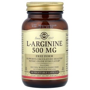 Solgar L-Arginine, 500 mg, 100 Vegetable Capsules : Target