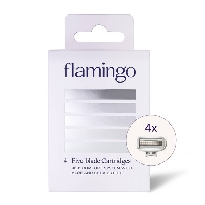 Flamingo Women's Razor Blade Refills - 5-blade Refill Cartridges - 4ct ...