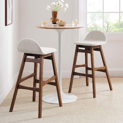 Set Of 2 Ellie Bar Height Stools Brown - Alaterre Furniture : Target