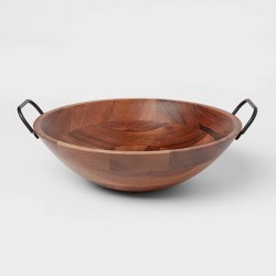 77oz Wood Medium Serving Bowl - Threshold™ : Target